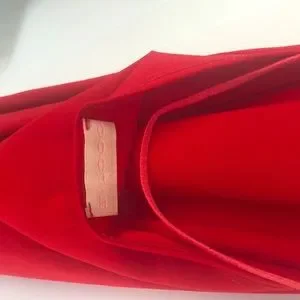 eloco | Dresses | Eloco Red Designer Halter Cross Front Back S | Poshmark